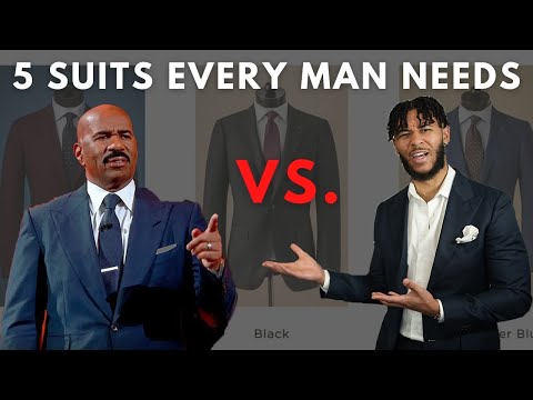 What Are The 5 Suits Every Man Needs - and Was Steve Harvey Right?