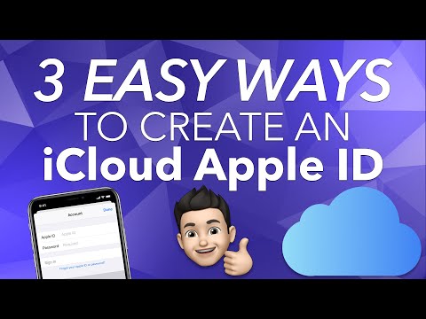 HOW TO CREATE a FREE iCloud APPLE ID in 3 EASY WAYS - THE RIGHT WAY!