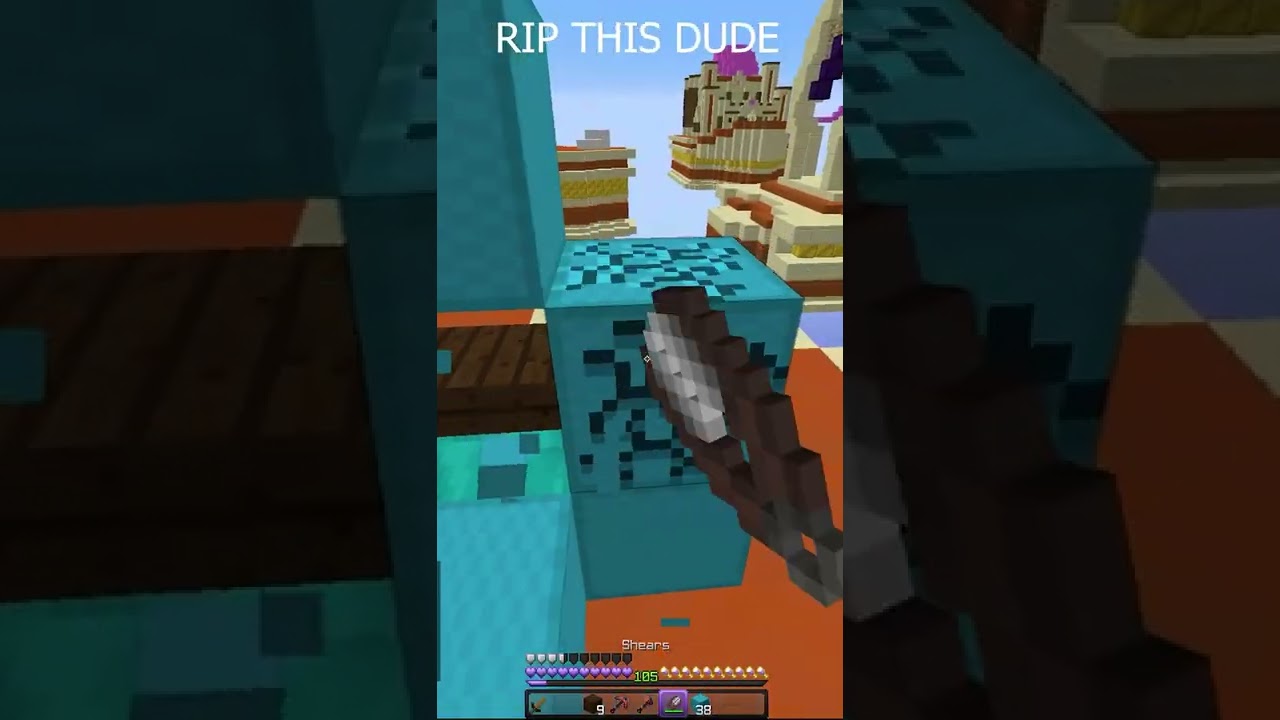 R.I.P. THIS DUDE 😭 #shorts #minecraft