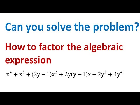 Factorise an algebraic expression over the real numbers. Mathematics Olympiad training.