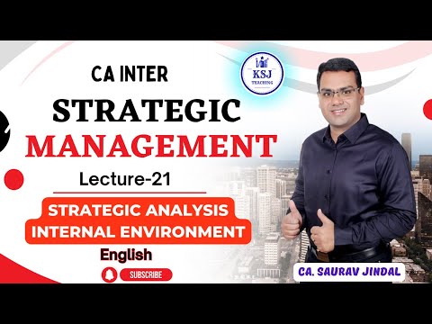 CA Inter Strategic Management Free Lectures | CH-03-Strategic Analysis Internal Env.-01 #cainter