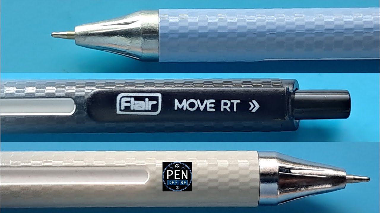 Flair MOVE RT Ball Pen - New 10 Rs Click Ball Pen - A Flair Pen with Hauser Refill