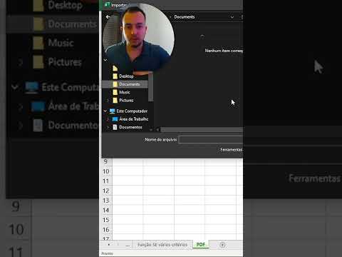 How to open PDF with Excel #shorts