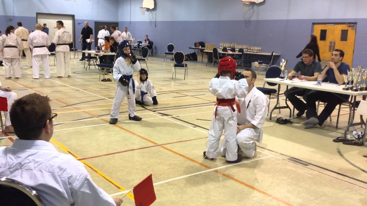 Antoine, Ceinture Bleu, 1er combat, St-Bruno