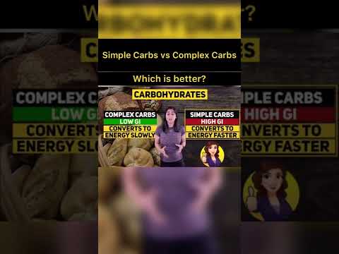 Simple carbs vs Complex carbs #shorts by GunjanShouts