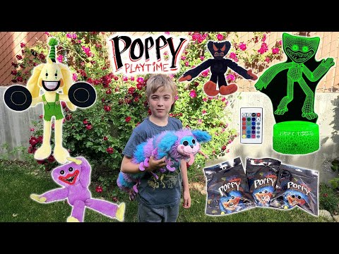 New Poppy Playtime Plush & Toys! PJ Pug-A-Pillar, Bunzo, Blind Bags, Huggy Wuggy.exe & Night Light