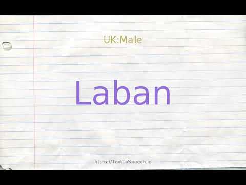 How to pronounce laban