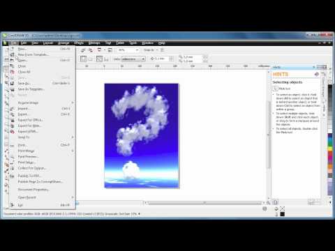 Convert CDR to PDF using CorelDRAW