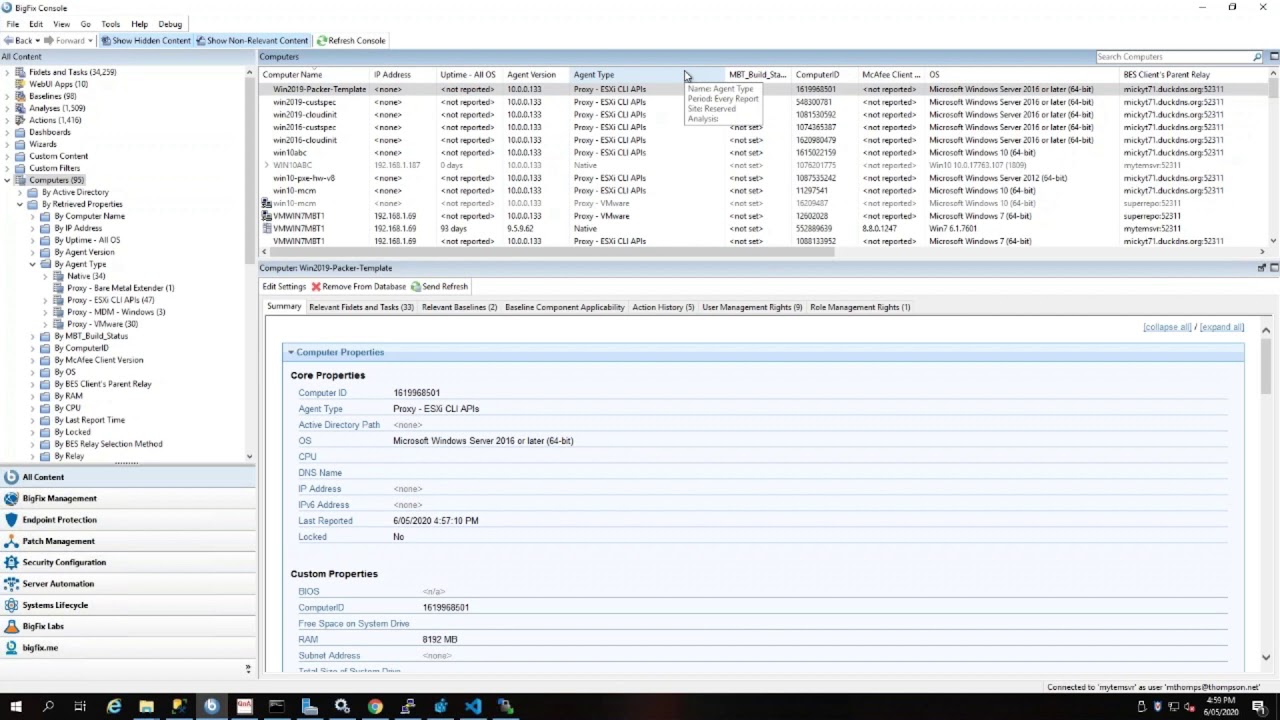 BigFix - Creating Custom Client Settings