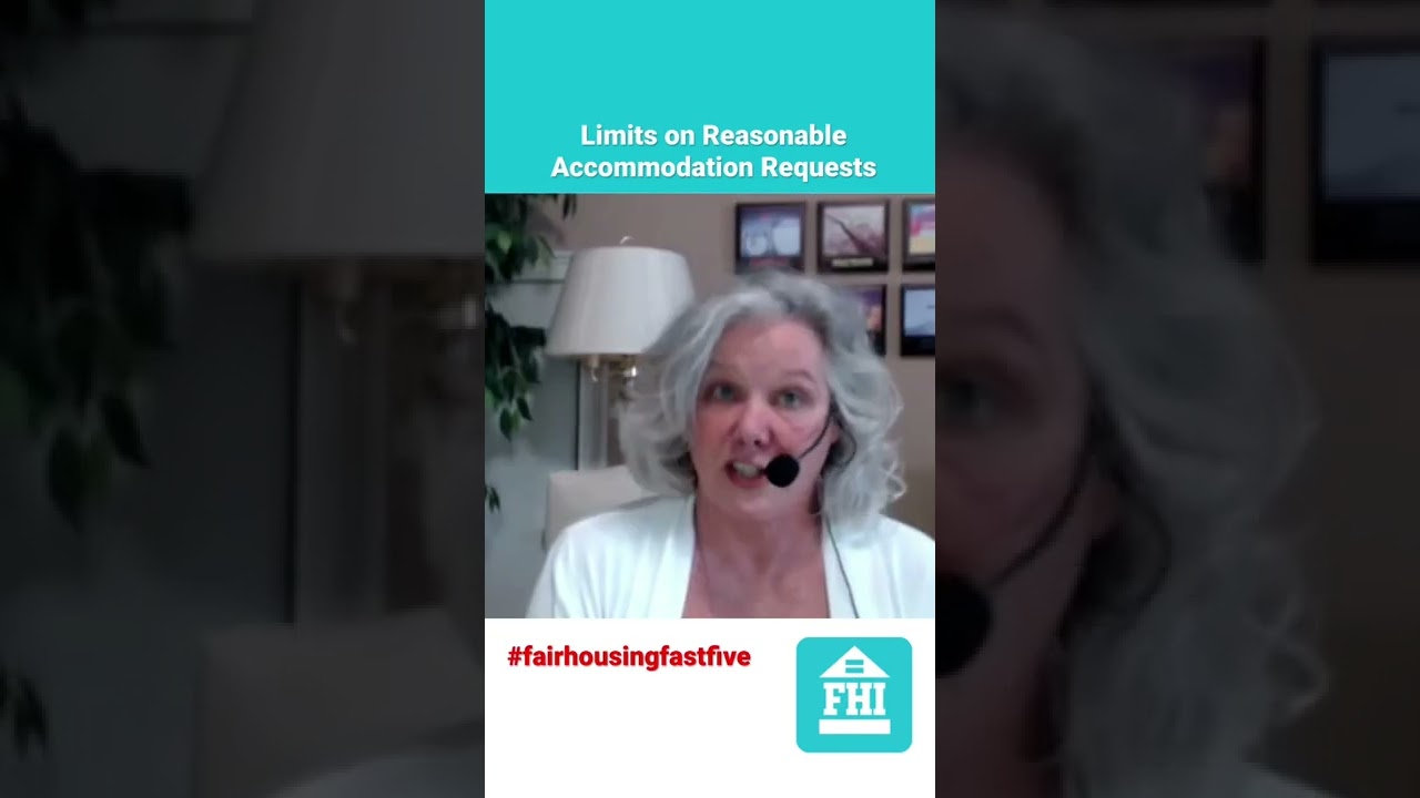 Can you limit reasonable accommodation requests? #shorts