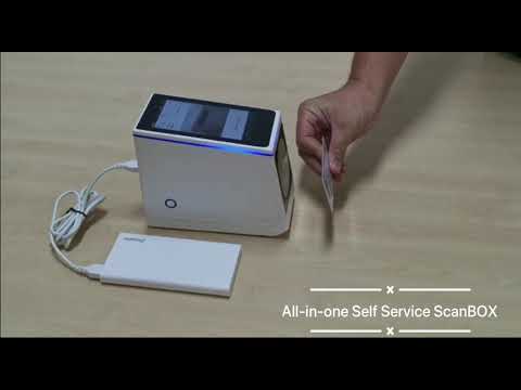 All-in-one Self Service ScanBOX - for NRIC, FIN & TraceTogether Token