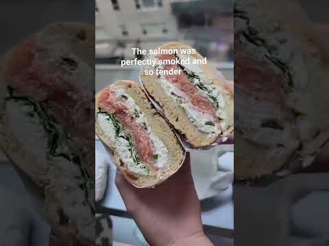 first time trying #newyork lox #bagels