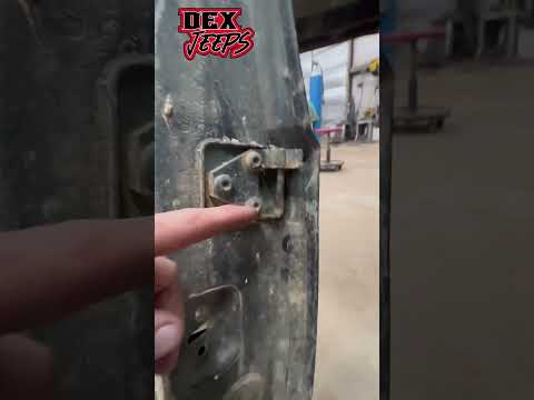 Easy way to make removable doors on an XJ. #XJ #jeepxj #jeepcherokee #xjjeep #doors #jeeplife