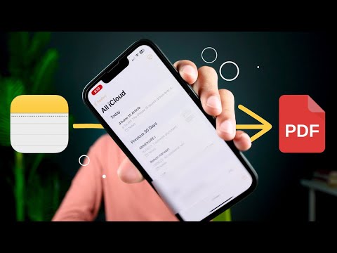 How to Convert Notes to PDF iPhone? iOS Notes to PDF