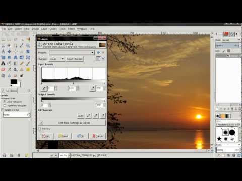 Levels PART 2 - GIMP Beginners' Guide ep138 Video Lecture - A GIMP 2.8 Tutorial for Beginners ...