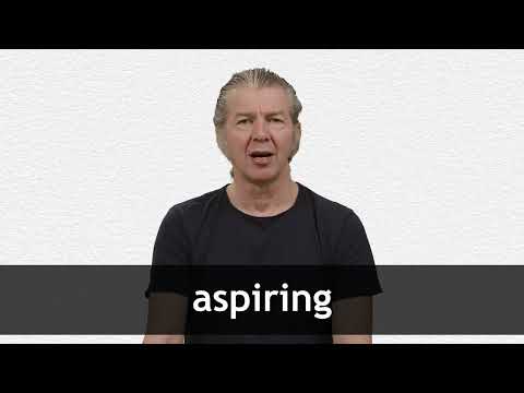 ASPIRING definition and meaning | Collins English Dictionary
