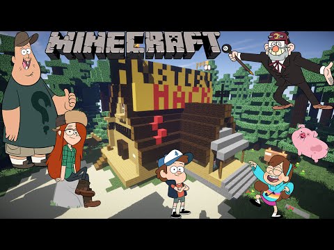Gravity Falls Town Minecraft Map