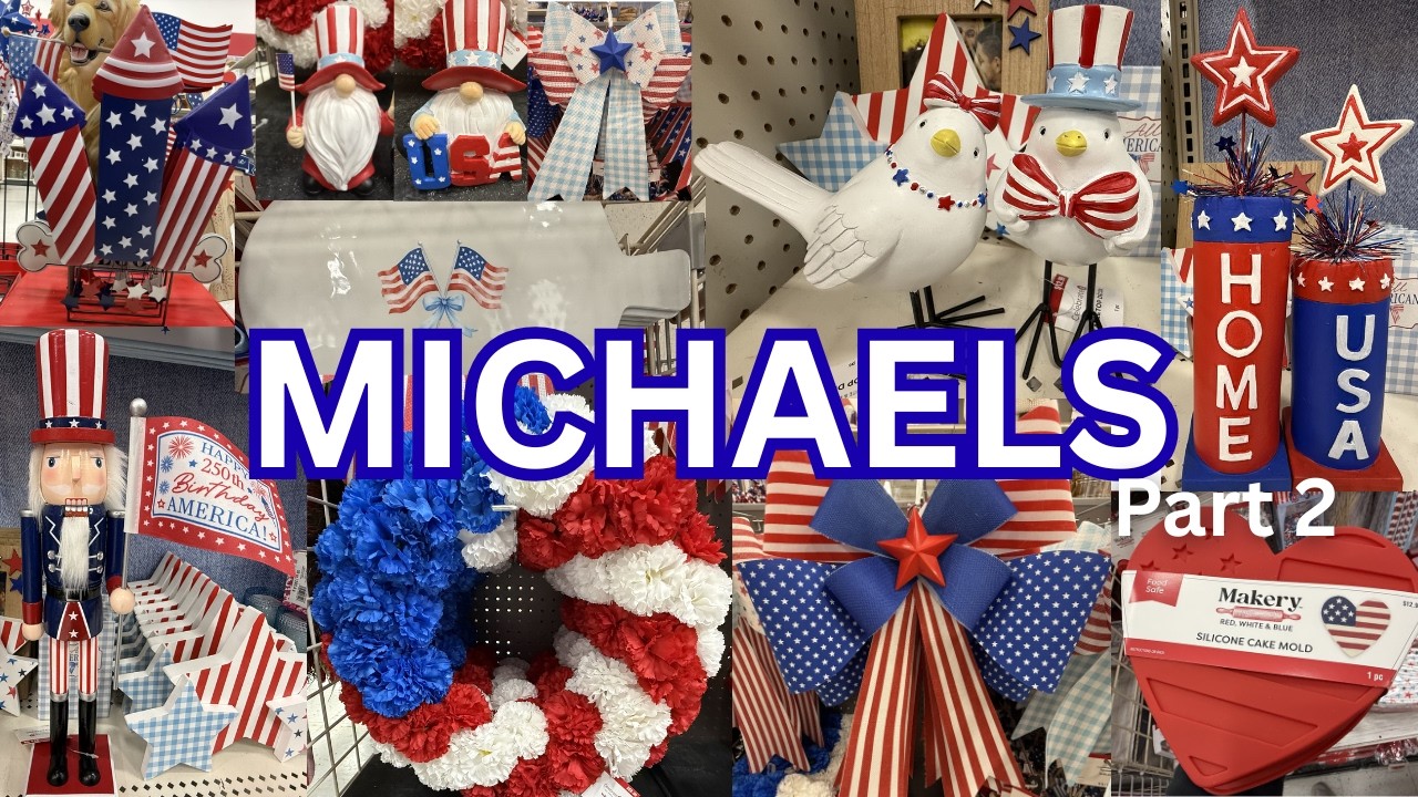 Michaels Patriotic Decor and Entertaining MUST HAVE Items! | 2026