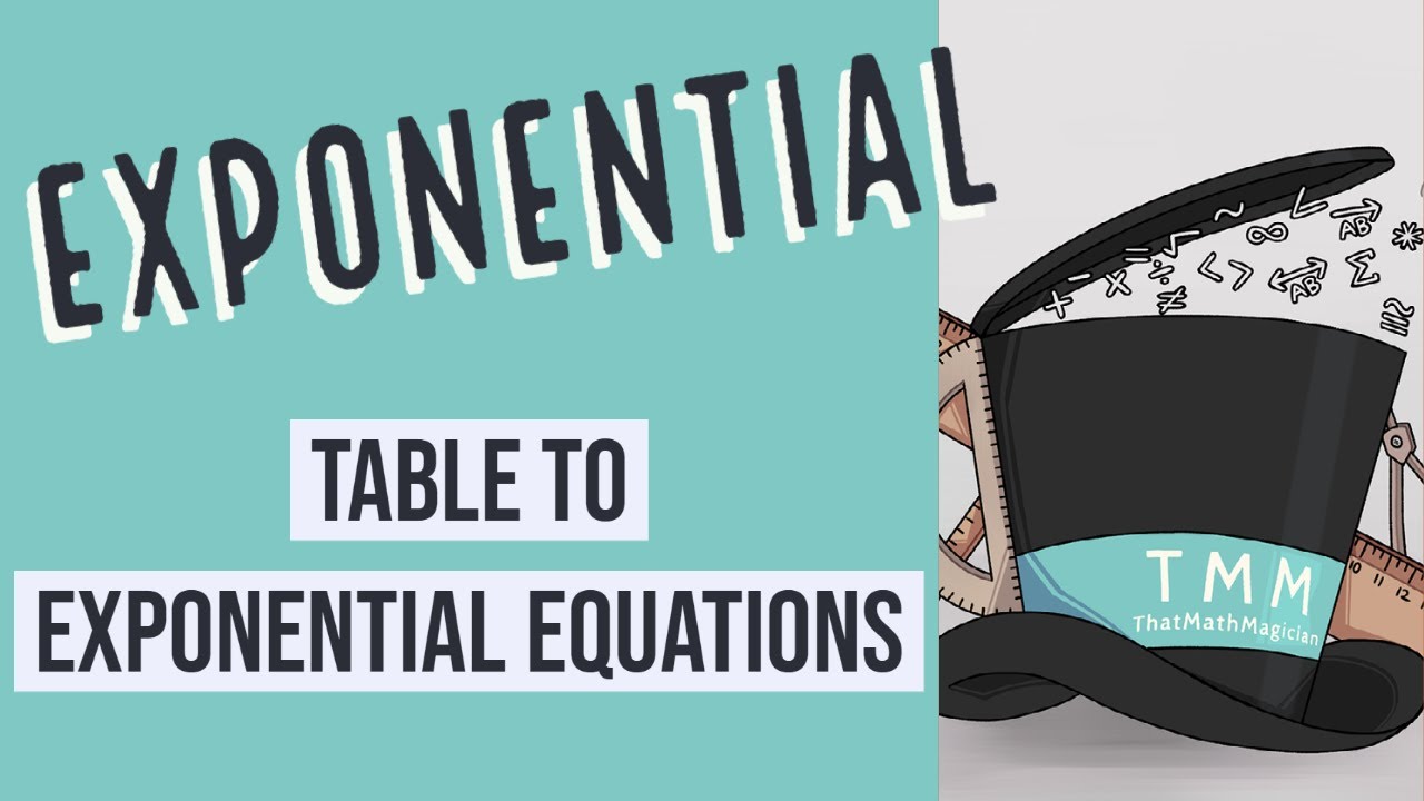 Exponential: Table to Exponential Equation
