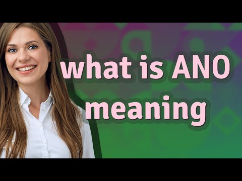 Ano | meaning of Ano