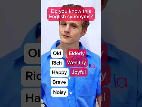 ¡Amplía tu vocabulario con este video lleno de sinónimos en inglés!