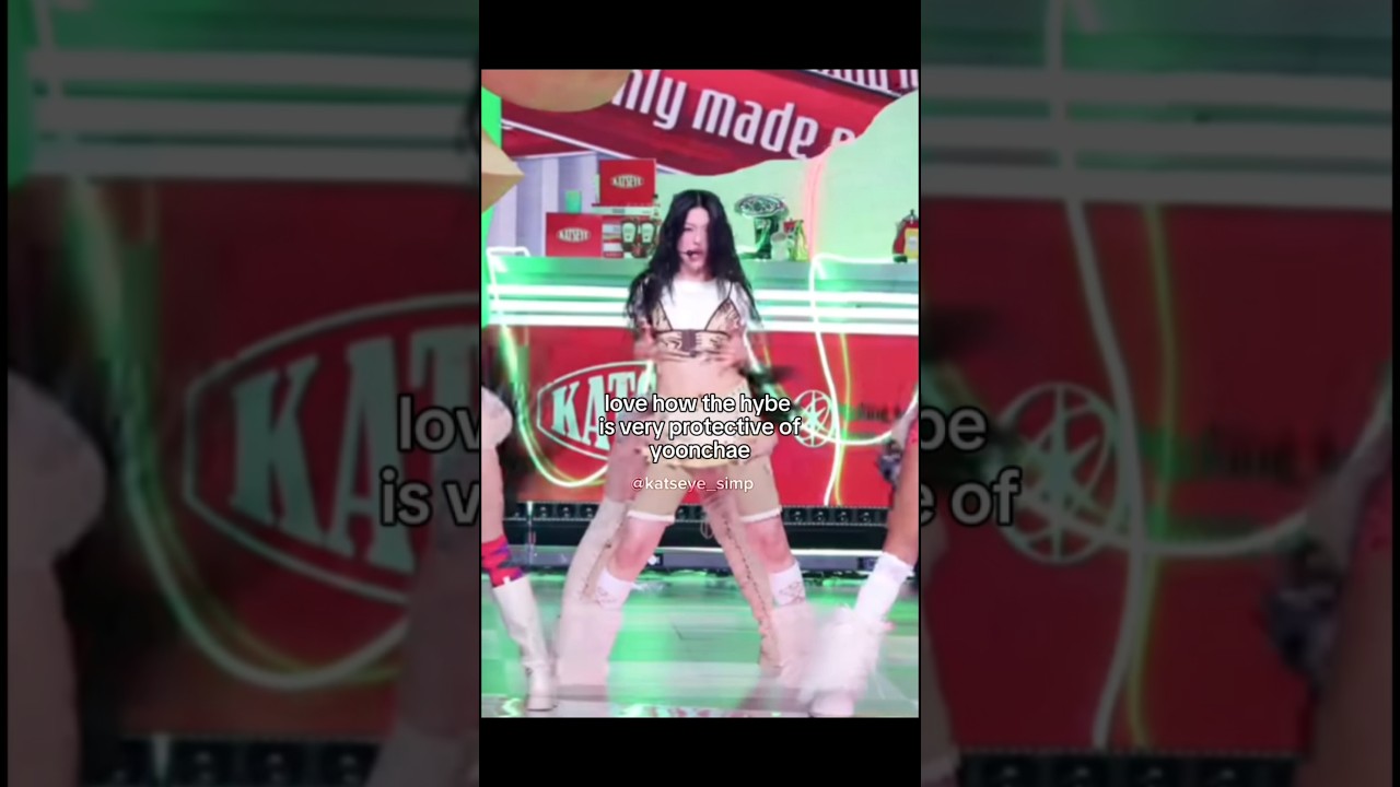 and all her fits is covered 🥹 #katseye #yoonchae #shorts