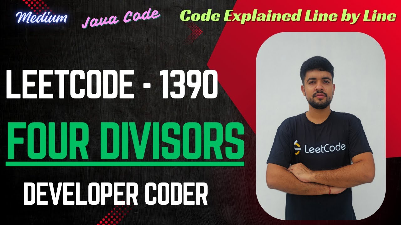Four Divisors | LeetCode 1390 | Java Code | Developer Coder