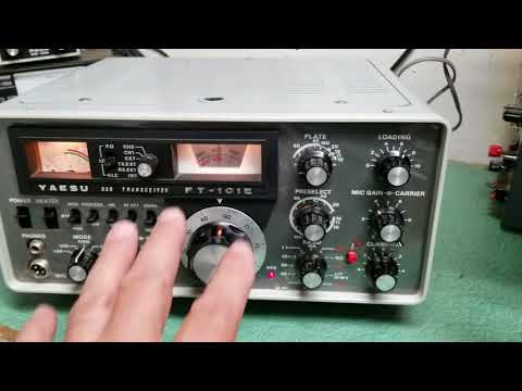 Yaesu FT-101E Transmit test