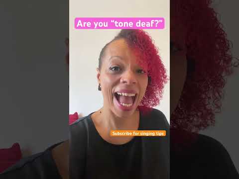 Are you “tone deaf?” #singingtips #voicecoachtips #learntosing #youcansing