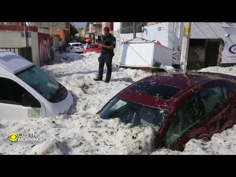 Weather Modification - 5 Feet of SNOW HAIL Dropped In Mexico In JULY (7-1-19)