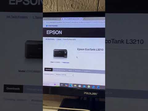 Tutorial: Download Epson L3210 driver and Scanner