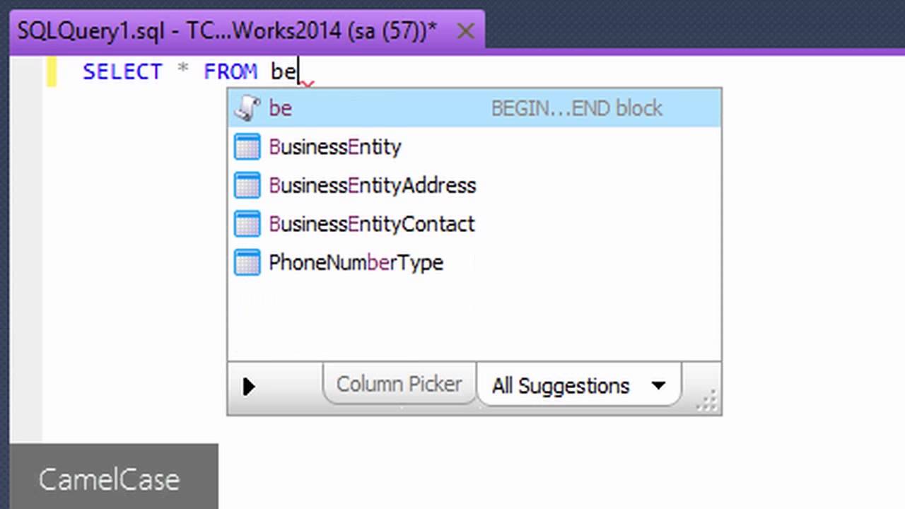 SQL Prompt Tips - #8 Advanced suggestions