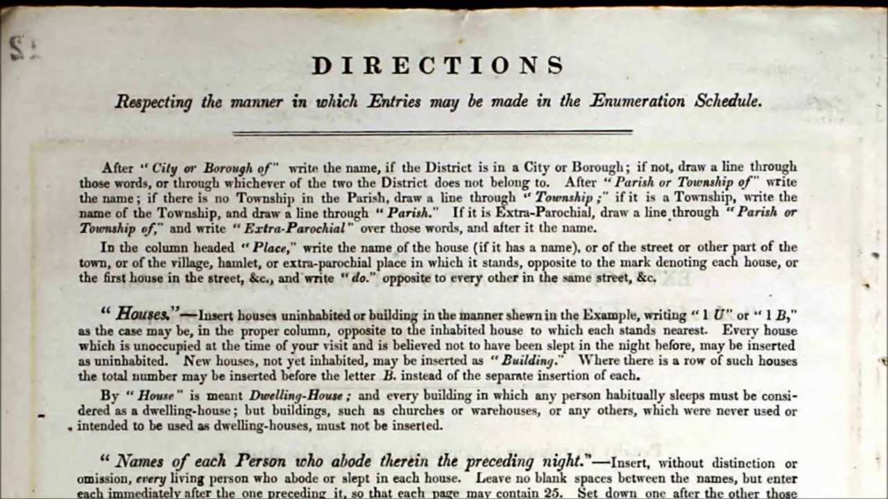 Enumeration Directions