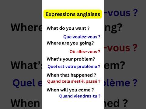 Apprendre anglais facilement et gratuitement - phrase en anglais pour débutant - anglais facile