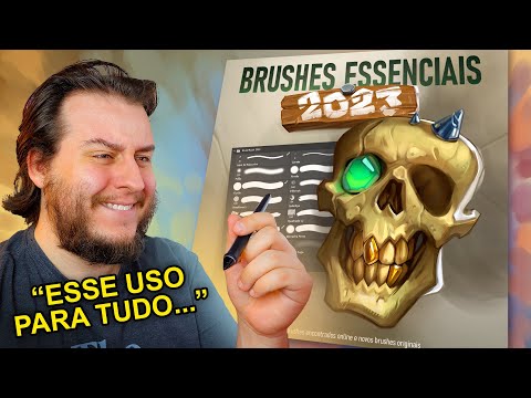 MEU NOVO PACOTE de PINCÉIS GRATUITOS do PHOTOSHOP!