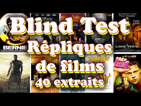 Blind Test Réplique de film culte 40 extraits coriaces