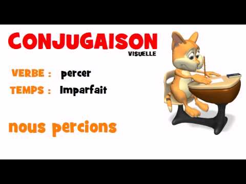 CONJUGAISON = percer = Imparfait
