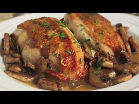 Chicken & Mushrooms Recipe - Almost Naked Breasts!