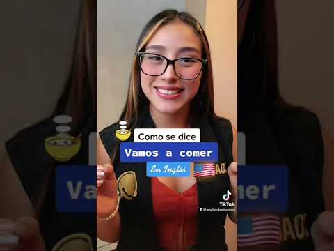"Vamos a comer" en inglés🍕 #shorts