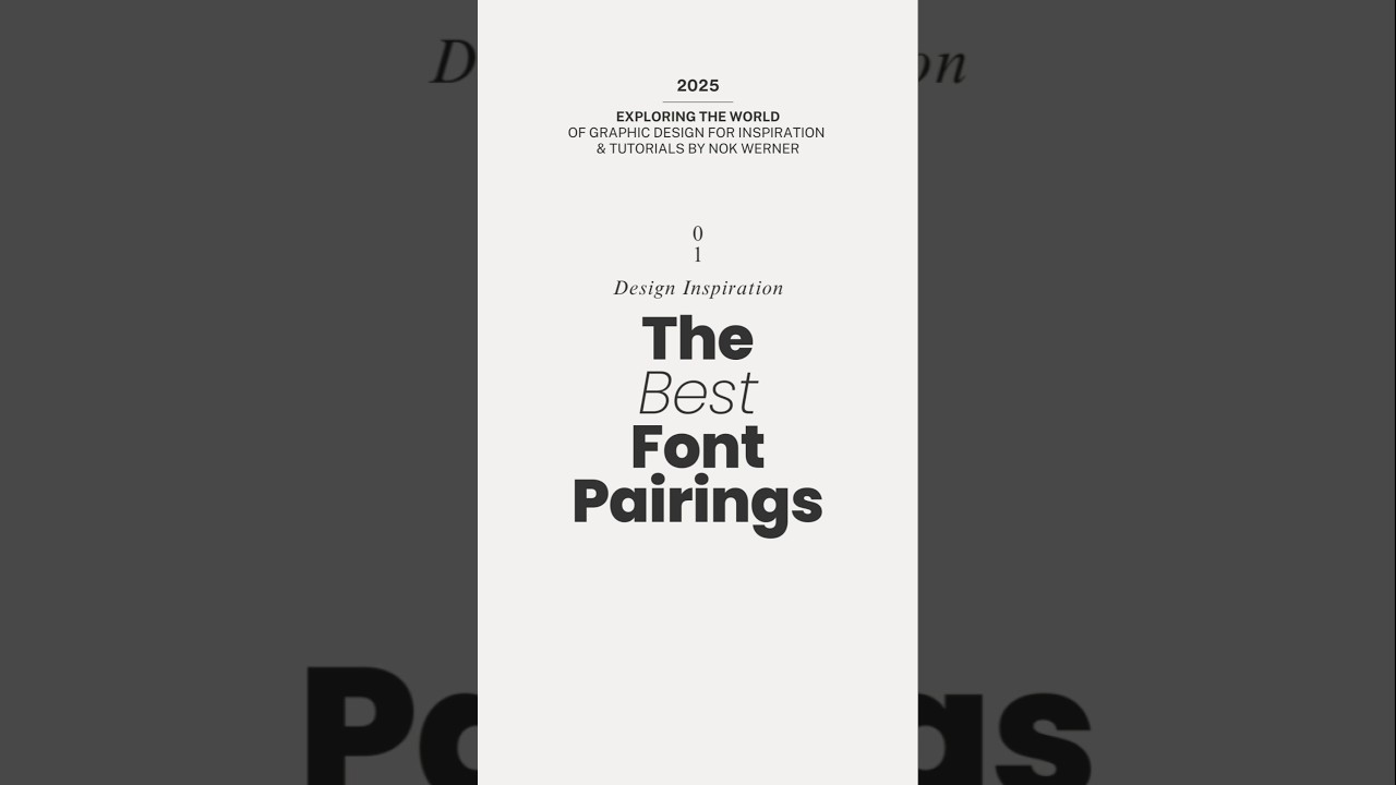 The Best Font Pairings to Try This Year [Part 1] #font #designinspiration #fontaesthetic