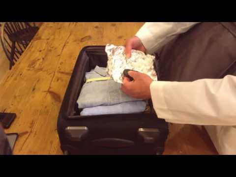 Permanent RFID Airline Bag Tag - RuBee reads at 100%