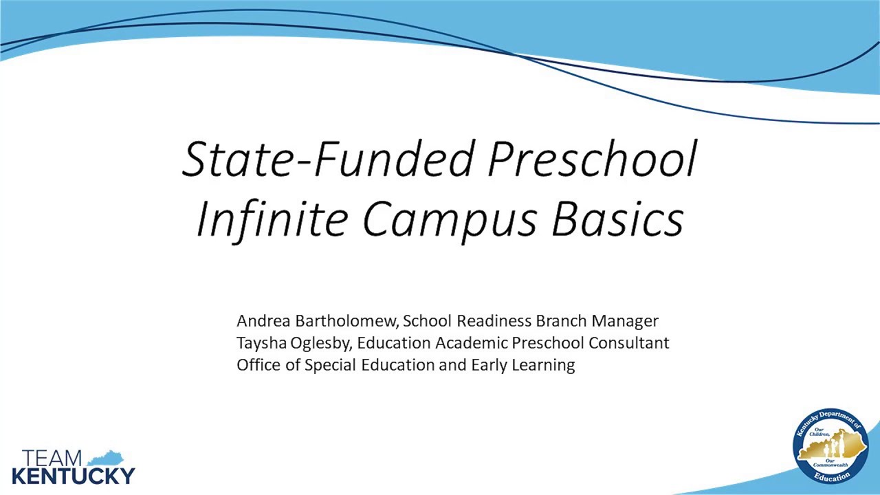 State Funded Preschool Enrollment Basics