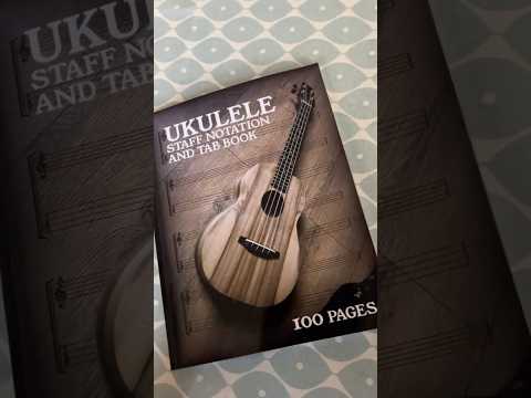 Ukulele Staff Notation/Tab Book available #ukulele #tabs