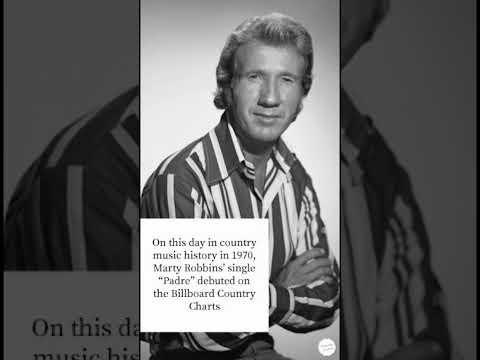 On this day in country music history in 1970 Marty Robbins hit the charts #countrymusic #70smusic