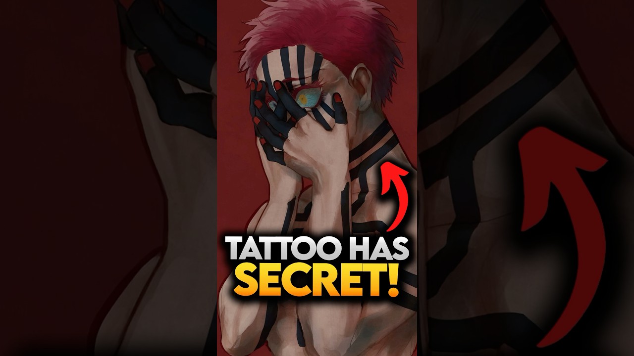Akaza’s Tattoos have a Very Deep Meaning! Demon Slayer Explained #shorts