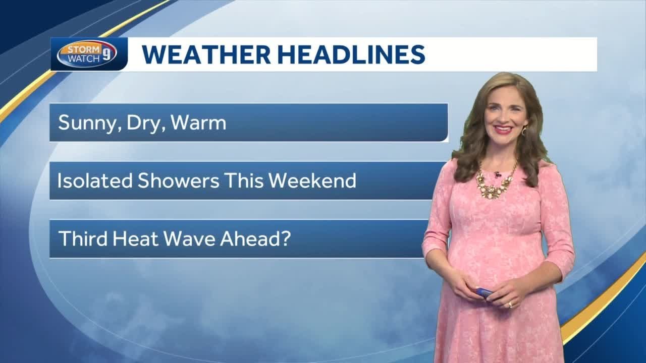 Watch: Sunny and warm today