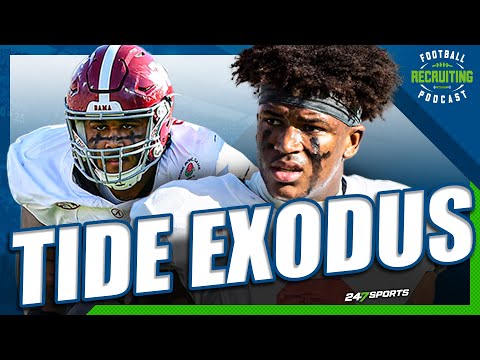 Football Recruiting Podcast: Alabama Crimson Tide LOSING players | Best Available 2024 Prospects