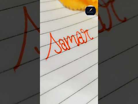 Get lost in the art of cursive writing, where every letter is a work of art || Cursive #shorts