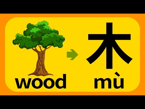 Learn Chinese Characters for Beginners Easy Funny | The word story of wood
