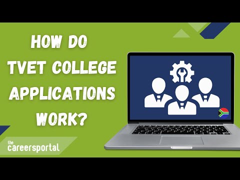 How Do TVET College Applications Work? | Careers Portal